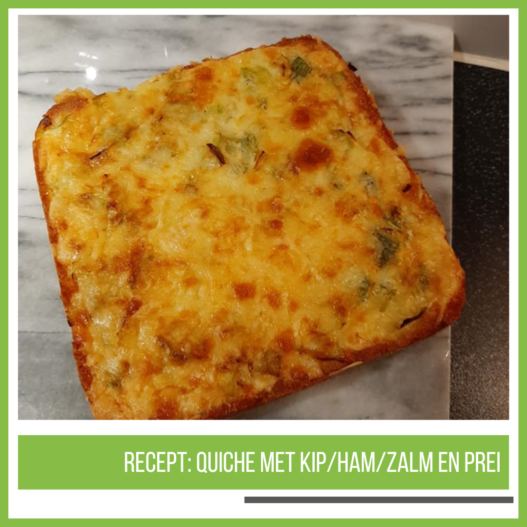 Keto Recept: Quiche met Kip, Ham of Zalm & Prei - Daniel Muller Coaching