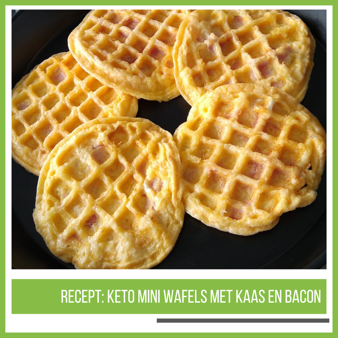 Keto Recept: Mini Wafels met Kaas en Bacon - Daniel Muller Coaching